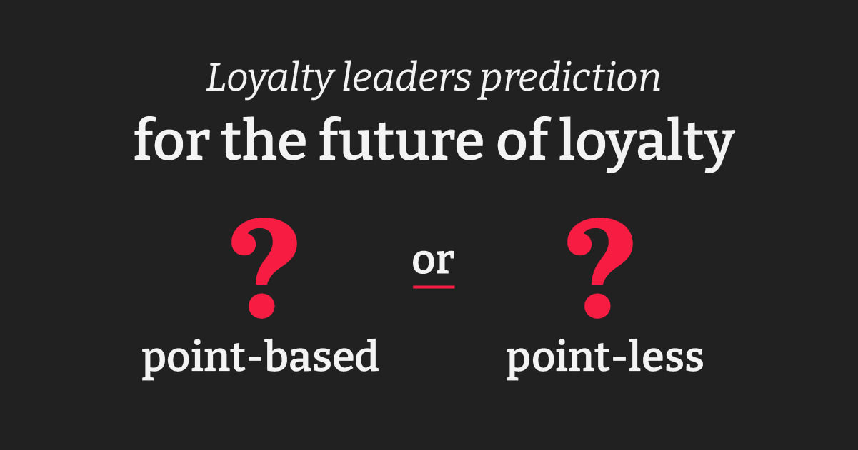 [Infographic] Is the future of loyalty point-based or point-less?