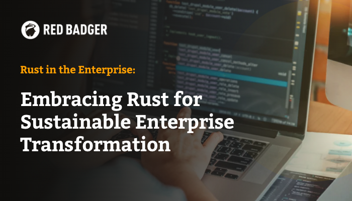 Embracing Rust for Sustainable Enterprise Transformation